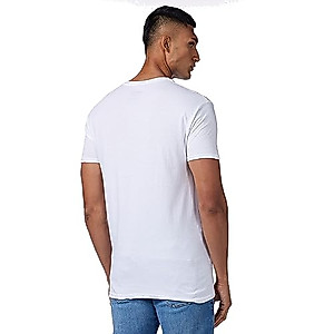 Hanes Men Hanes Men's Cotton Undershirt, Moisture-Wicking Crew Tee Undershirts, Multi-Packs Available