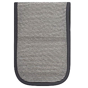 Grow by Gerber Baby Boys 4-Pack Terry Burp Cloths, Grey/Ivory/Orange, One Size