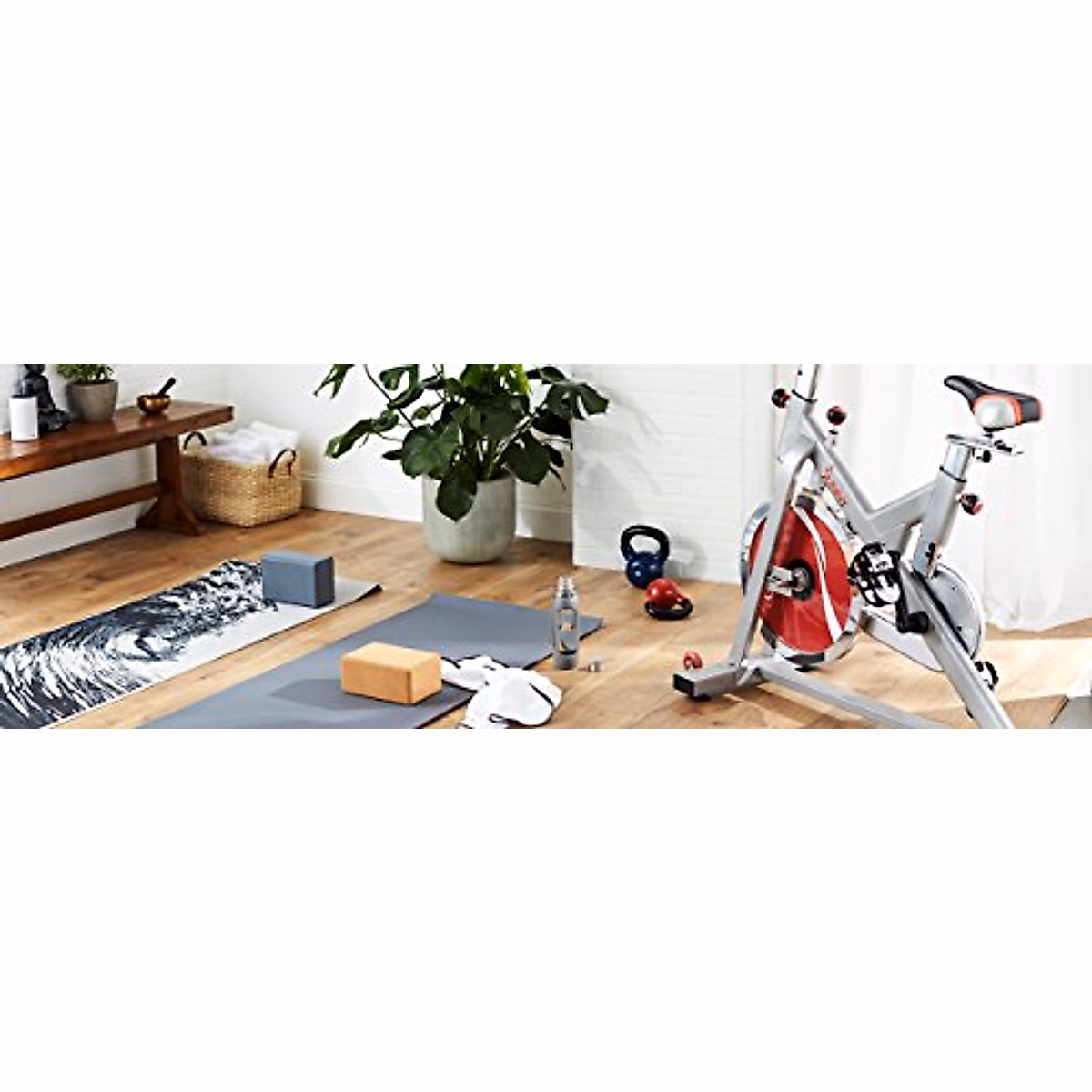 Gaiam Yoga Block & Yoga Strap Combo Set - Yoga Block with Strap, Pilates & Yoga Props to Help Extend & Deepen Stretches, Yoga Kit for Stability, Balance & Optimal Alignment - Grey