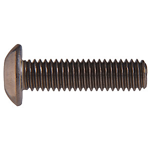 The Hillman Group 334027 8-32 x 1/2-Inch Button Head Cap Screw, 100-Pack