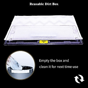 klaqian Reusable Mop Pad Refills for Shark VACMOP VM252 VM250 VM205 VM200 VM190 VC205 QM250, Vacuum Mop Pad Refills(8 Packs)