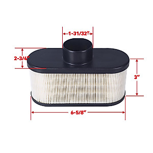 11013-0752 11013-0726 Air Filter for Kawasaki FR651V FR691V FR730V FS481V FS541V FS600V FS651V FS691V FS730V 4 Stroke Engine Lawn Mower Air Filter With 11013-7046 Pre Filter(5Pack)