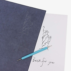 Dowsabel Carbon Transfer Paper, 36 Pack Black Graphite Tracing Papers for DIY Wood, Paper, Canvas (8-1/2 x 11 inches)