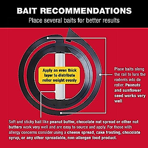 Catchmaster Spiral Mouse Trap for 5 Gallon Bucket, Rat Traps Indoor & Outdoor, Humane Mouse Trap Ramp & Lid with Rolling Log, Mice Traps for Home Basement & Garage, Pet Safe (Bucket not Included)