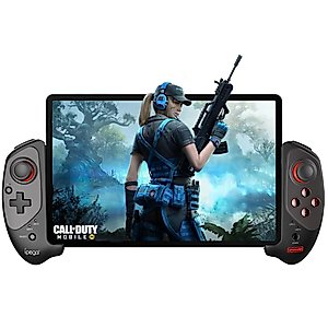 Megadream Wireless Mobile Controller Gamepad Joystick for iPad (11in), iPhone 16/15/14/13, Android Samsung Tablet PC - MFi Certified - 18+ Hour Battery Life - Call of Duty - Minecraft, Black