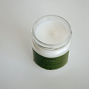 ISHIC Candles 100% Natural Soy Wax Sandalwood Scented Hand Poured Decorative Jar Candle, with Cotton Wick, 72 Hours of Burn Time