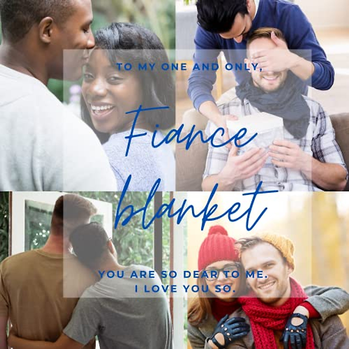 InnoBeta Engagement Gifts for Men, Unique Newly-Engaged Throw Blanket for Fiance Future Husband, Funny Just Engaged Gifts, 50 x 65 inches, Stranger Boyfriend to Fiance Soon to Be Hubby