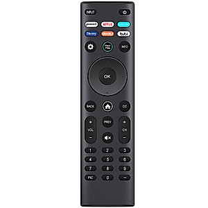 XRT140 Replace Remote Commander fit for Vizio V-Series P-Series M-Series Quantum OLED Smart TV D32FM-K01 P65Q9-J01 P75Q9-J01 D40FM-K09 V605-H3 V655-H19 V705-H3 M55Q8-H1 M586X-H1 V655-H9 V405-H19