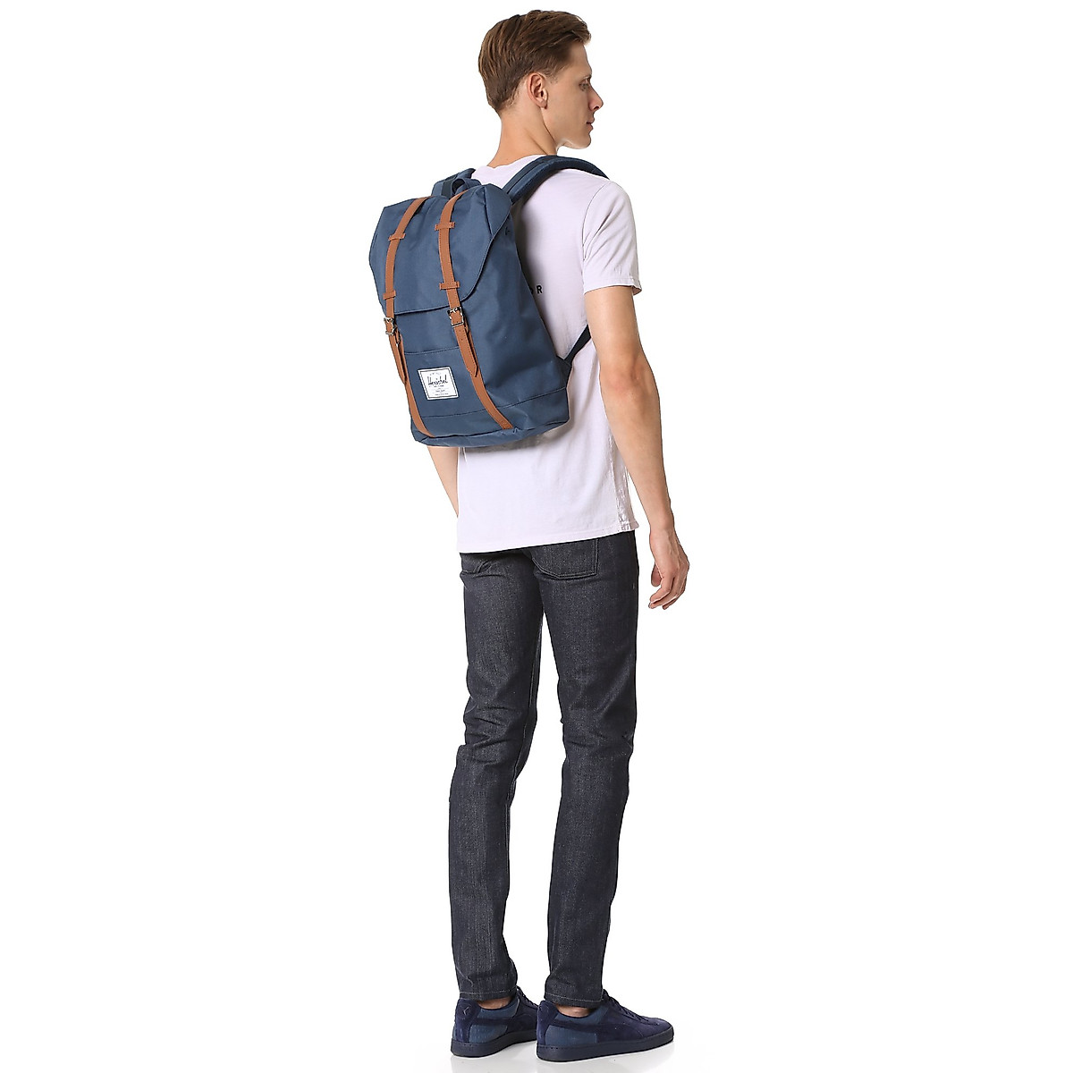 Herschel Retreat Backpack, Navy, Classic 19.5L,10066-00007-OS