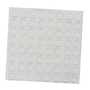 Ciieeo 128 Pcs Cabinet Door Pads Cupboard Bumper Pads Cabinet Stoppers Rubber Silicone Bumpers Cabinet Door Bumpers Cabinet Bumpers Clear Door Stopper Clear Bumpers Car Door Wall Door