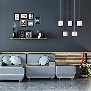 Giftgarden 4x6 Picture Frame Set of 8, Matted to Display 4 x 6 Photo with Mat or 5x7 without Mat for Wall or Tabletop Display, Black