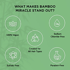 Trueplex KERATHERAPY Bamboo Miracle Reconstructor Bond Repair Treatment, 6 oz., 178 ml - Vegan Thermal Protection & Hair Strengthener for Damaged Hair with Argan Oil, Cysteine, & Bamboo Extract