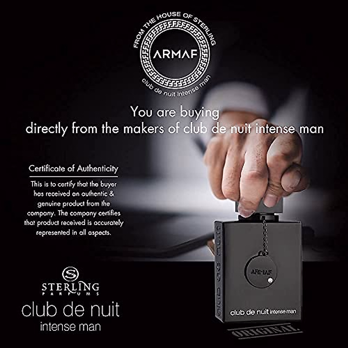 Armaf Club De Nuit Intense EDP Spray Men 6.8 oz