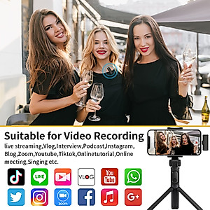 Wireless Lavalier Microphone for iPhone iPad,Plug-Play dual Lavalier Mics with Battery Indicator Charging Case,iPhone Microphone for Vlog YouTube TikTok Video Recording - No APP & Bluetooth Needed