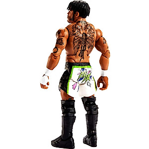 Mattel WWE Wes Lee Elite Collection Action Figure, 6-inch Posable Collectible Gift for WWE Fans Ages 8 Years Old & Up