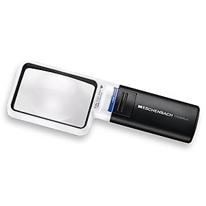 ESCHENBACH 1511-3 LED Wide Light Magnifier 3.5X 2.0 x 2.0 inches (50 x 75 mm)