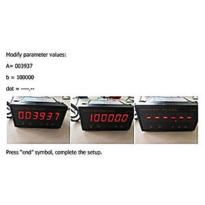 CALT 1 Meter 1000mm Stroke Linear String Pot Encoder Sensor 6 Digit Digital Meter Counter Display pushpull ABZ 3 signals 5-26V DC