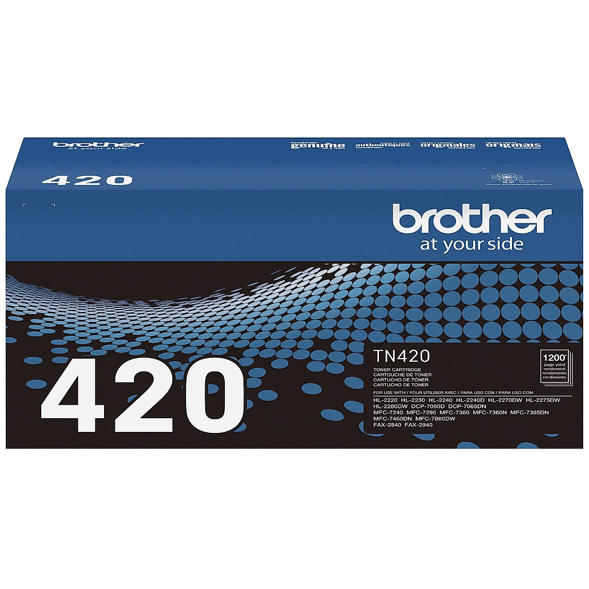 Brother Genuine TN420 Mono Laser Toner Cartridge Black