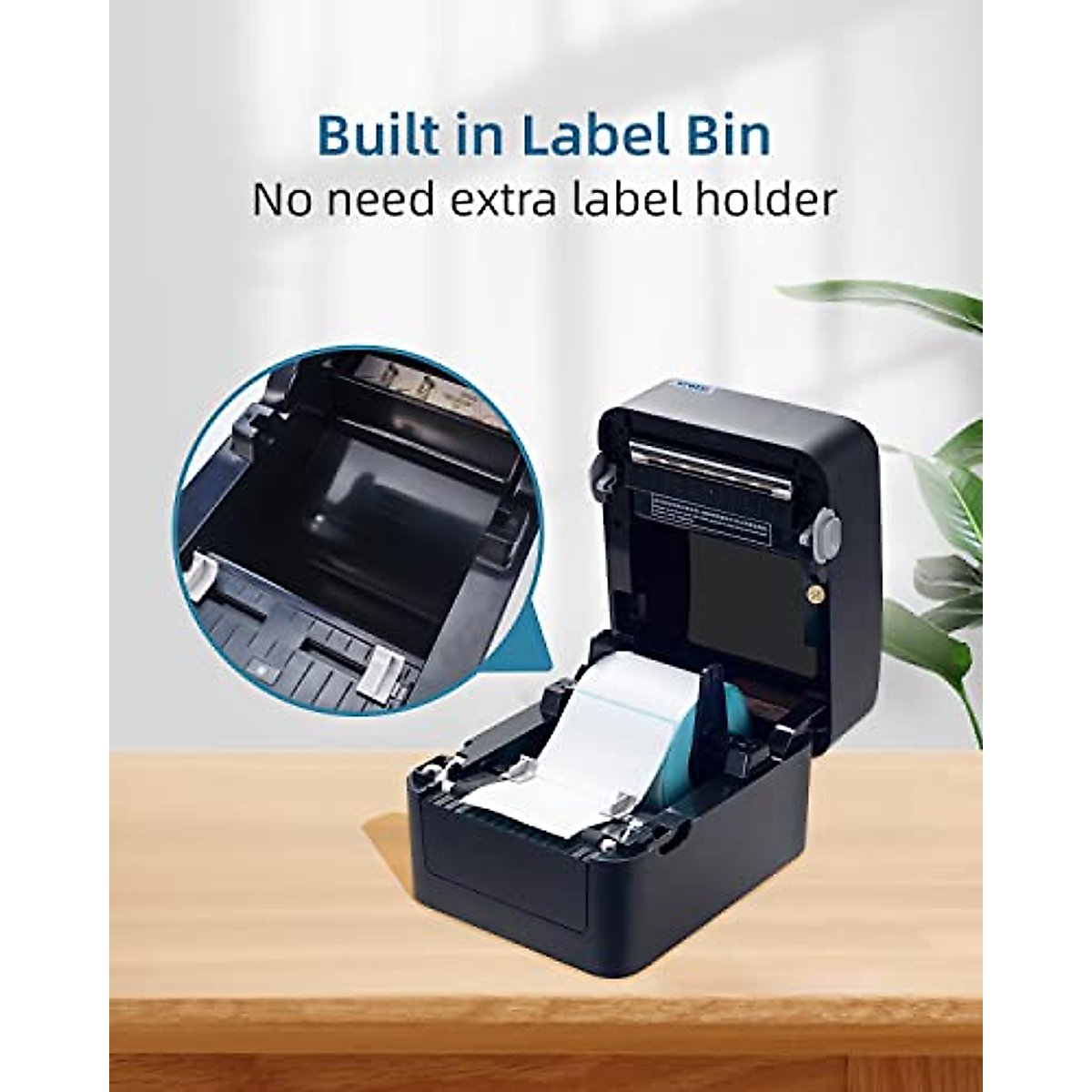 VRETTI Shipping Label Printer, Thermal Label Printer for Shipping Packages, 4x6 Barcode Label Printer Compatible with Windows & Mac System, Label Maker Machine for Small Business UPS Ebay Amazon label