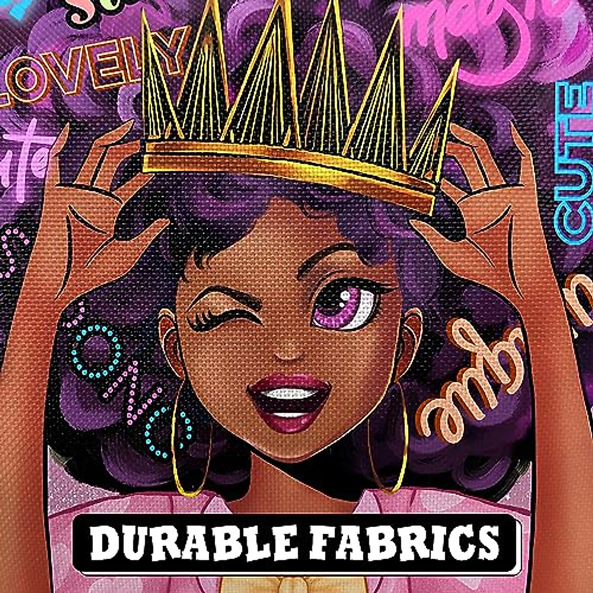 Afro Black Women Backpack African Women Laptop Shoulder Bag African Bookbag for Women Men Cute Lightweight Durable for Sports Picnic Travel Office Casual Daypack 17 Inch