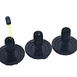 3 Pcs Blade Bolt & Washer Assembly with Free Screw Rubber Cap for Husqvarna Craftsman, AYP, Poulan, Poulan Pro, Roper, Weed Eater, Poulan 532193003 193003