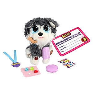 Rescue Runts II Plush Pet You Can Adopt & Rescue, Husky Dog Medium