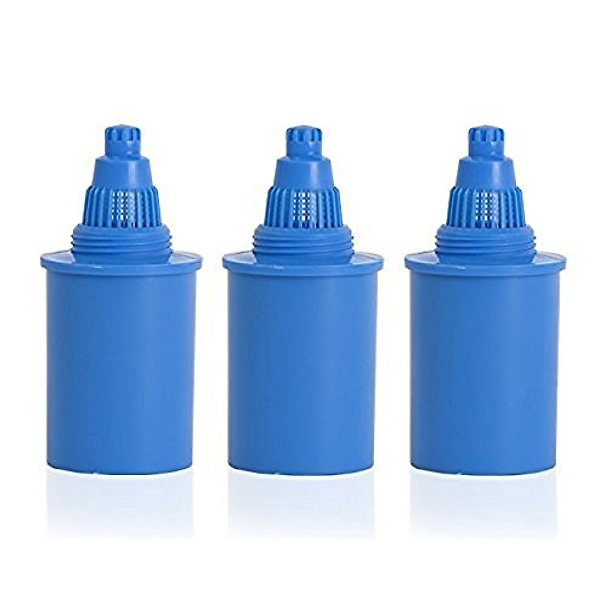 EHM 3 Pack Alkaline Mineral Water Filters Replacement Cartridges (Blue)