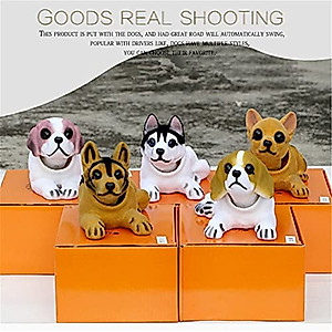 WJCCBJQXW Car Ornaments Nodding Dog Auto Dashboard Shaking Head Dog Car Styling Bobblehead Dog Toy Rocking Head Dog Car Accessories (Color : Chihuahua)