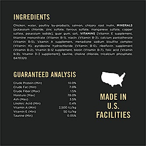 Purina Pro Plan Sensitive Skin and Sensitive Stomach Cat Food Wet Pate, Grain Free Chicken Entree - (24) 3 oz. Cans