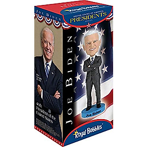 Royal Bobbles Joe Biden Bobblehead, Premium Polyresin Lifelike Figure, Unique Serial Number, Exquisite Detail