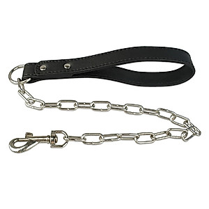 Berry Pet Leather Spikes Studded Medium & Large Black Dog Collar & Leash & Harness 3 Pcs Set for Pitbull Boxer