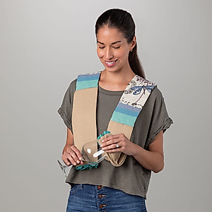 DEMDACO Dragonfly Teal Extra 68 Inch Long Cotton Blend Over The Shoulder Kitchen Towel Boa