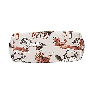 Signare Tapestry Shoulder Bag for Woman Travel or Work Tote Bags for Women In Running Animal Horse Design|COLL-RHOR