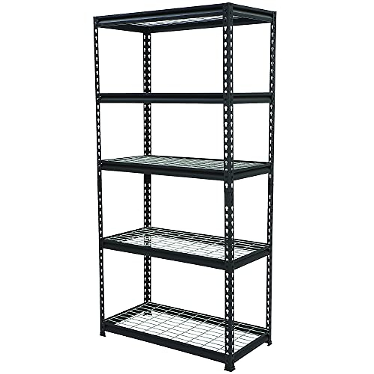 Strongway Heavy-Duty Wire Shelving Unit - 5 Shelves, 4000-Lb. Capacity, 36in.W x 18in.D x 72in.H