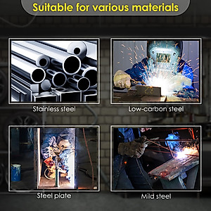 hynade Tig Welder TIG215A, HF ARC/TIG/Stick TIG Welders 215 Amp 110/220V Dual Voltage TIG Welding Machine