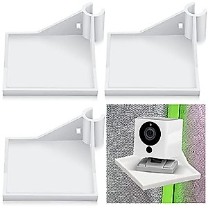 4 Packs Grow Tent Corner Shelf Grow Tent Pole Shelf Versatile Grow Tent Accessories Mounting Grow Shelf Small Grow Tent Shelf, White (3.5In-16mm)
