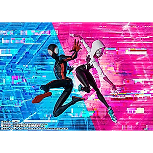 TAMASHII NATIONS - Spider-Man: Across The Spider-Verse - Spider-Man (Miles Morales) (Spider-Man: Across The Spider-Verse), Bandai Spirits S.H.Figuarts Action Figure