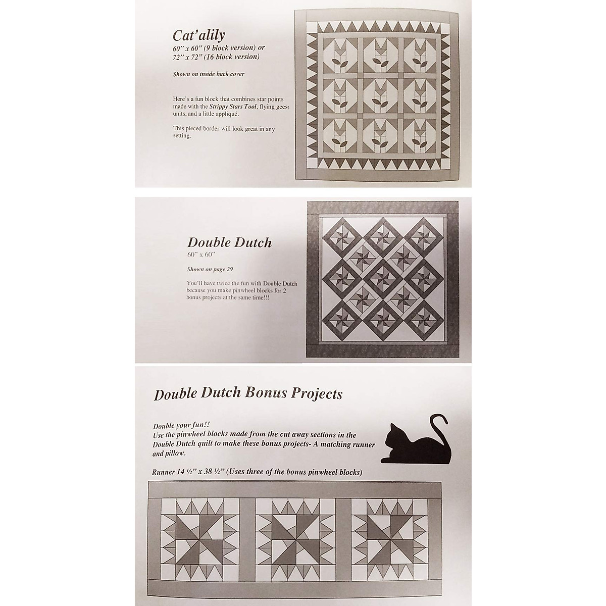 Deb's Cats N Quilts Bundle - The Strippy Stars Book & Creative Grids Strippy Stars Tool CGRDH2