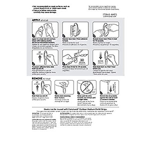 Command Outdoor Medium Terrace Hooks, Black, 3 lb Capacity, Water-Resistant Strips, 2-Hooks, 4-Strips, Decorate Damage-Free (Pack of 2)