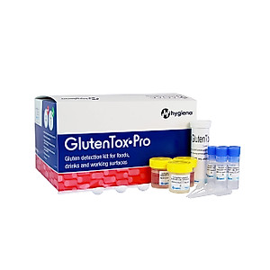 Hygiena GlutenTox Pro Gluten Detection Kit for Foods, Beverages, and Surfaces (25 Tests)