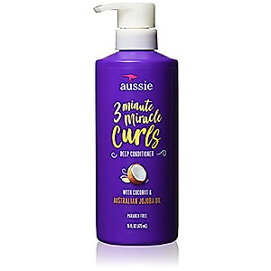Aussie 3 Minute Miracle Curls Deep Conditioner, 16 Ounce (Pack of 6)