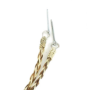 M&F Western Products Womens 0296232 Blonde/Braided Horse Hair Tassel Stampede String