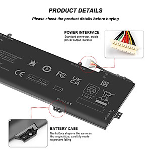 KB06XL KBO6XL Laptop Battery for HP Spectre X360 15 15-Bl012DX 15-BL112DX 15-BL062NR 15-BL075NR 15-BL0XX 15-BL1XX 15-BL002XX 15T-BL000 15T-BL100, HSTNN-DB7R TPN-Q179 902499-856 902499-855 902401-2C1
