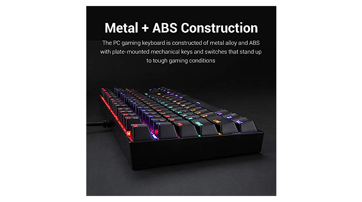 Redragon K552 Mechanical Gaming Keyboard - 87 Key LED