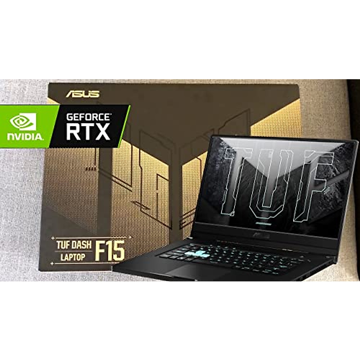 2022 Newest ASUS TUF Dash Premium Gaming Laptop: 15.6" FHD 144Hz IPS Display, Intel Gaming H Core H 8-Core i7-11370H, 16GB RAM, 512GB SSD, 4GB GeForce RTX 3050Ti, Wifi6, Backlit-KYB, DTS, Win10H