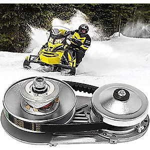 VEVOR Torque Converter 4-7HP Go Kart Clutch 1Inch Replaces Comet TAV2 Manco 10T 40 or 41 and 12T 35 Chain Drive Belt (1" 10T 40/41and 12T 35 Chain)