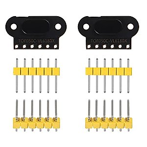 AITRIP 2PCS TOF050C VL6180 Time-of-Flight (ToF) Laser Ranging Sensor Breakout ToF Distance Finder Mini Laser Distance Sensor IIC Output for Ardunio STM32