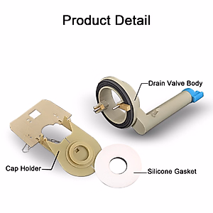 Lychee Light Toilet Flush Valve Replacement Parts for 1 Piece Toilets,3-Inch Flush Hole Toilet Repair Kits,Compatible with TOTO THU Series Flush Valve