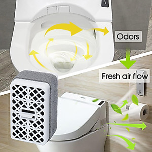 Deodorizer Filter for Toto Washlet THU9476 Deodorizer Catalyst Cartridge Replacement for S300 S350E S500E SW2044 C100 C200 K300 SW573 SW2034 SW3056,Bathroom Toilet Deodorizer Filter Deodorizing