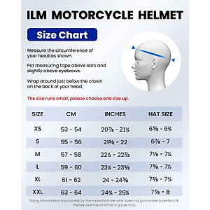 ILM Motorcycle Helmets Full Face with Anti-Fog Pinlock for Cascos para Motos Snowmobile Mens Women Heated Shield Compatible DOT Model 129
